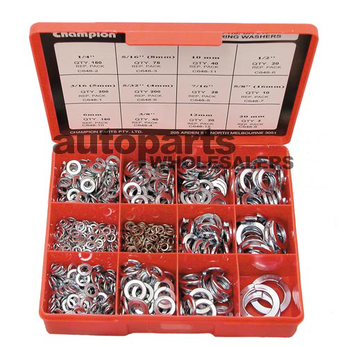 CHAMPION SPRING WASHERS METRIC & IMPERIAL ASSORTMENT KIT (933 Pieces ...