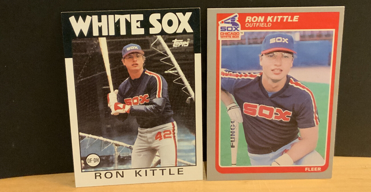 Ron Kittle #518 Fleer 1985 Baseball Card & 1984 Topps #574 | eBay