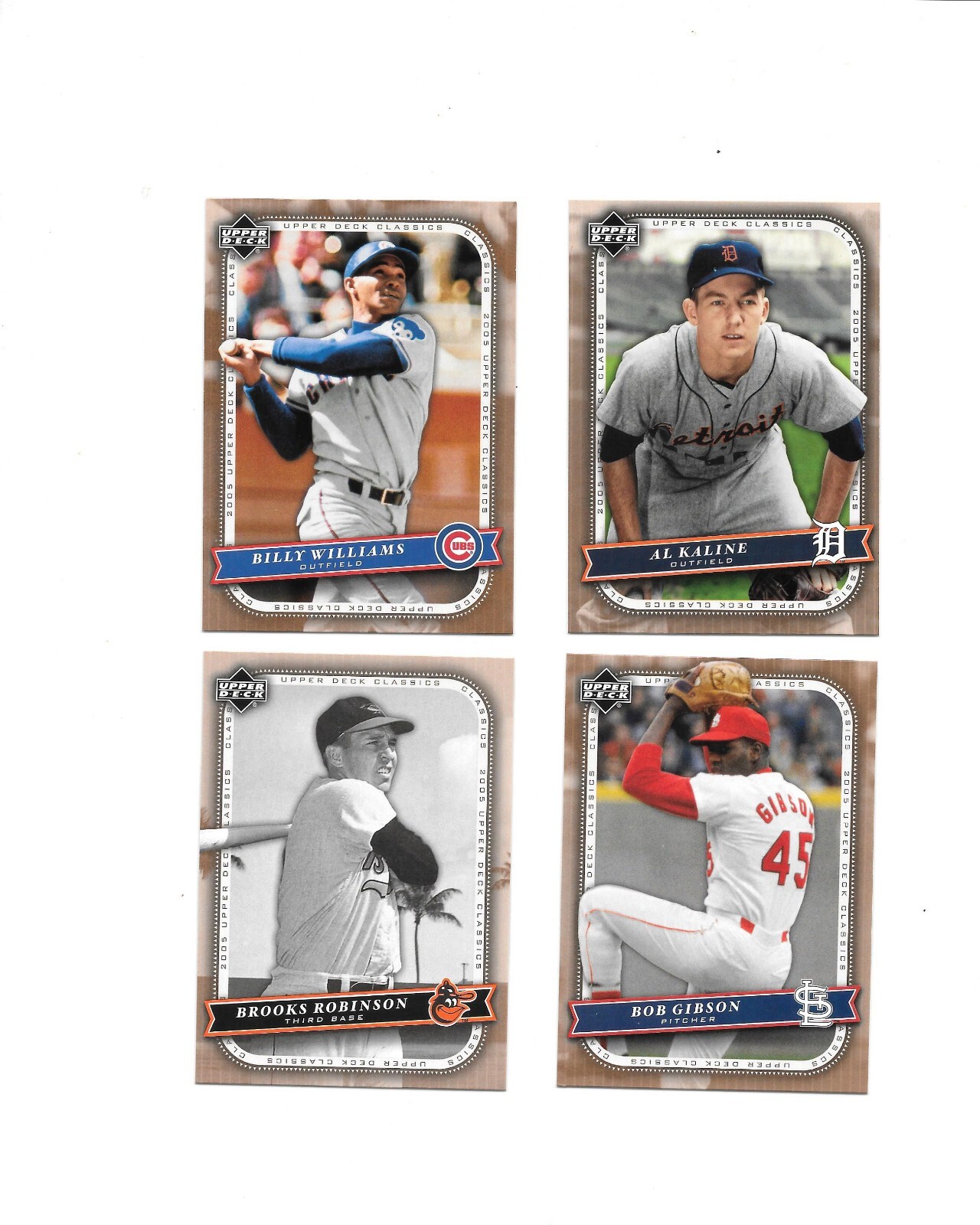 2005 Upper Deck Classics Complete Set 100 cards Baseball Trading 2005 Upper Deck Classics Complete Set 100 cards Baseball Trading