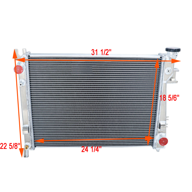 3 Rows Aluminum Radiator For 2004~2009 Dodge Ram 1500,2500 3500 Hemi ...