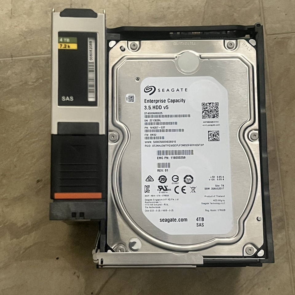 HUS72404CLAR4000 - Data Domain 4TB 7200 RPM SAS 3.5" HDD for Data ...