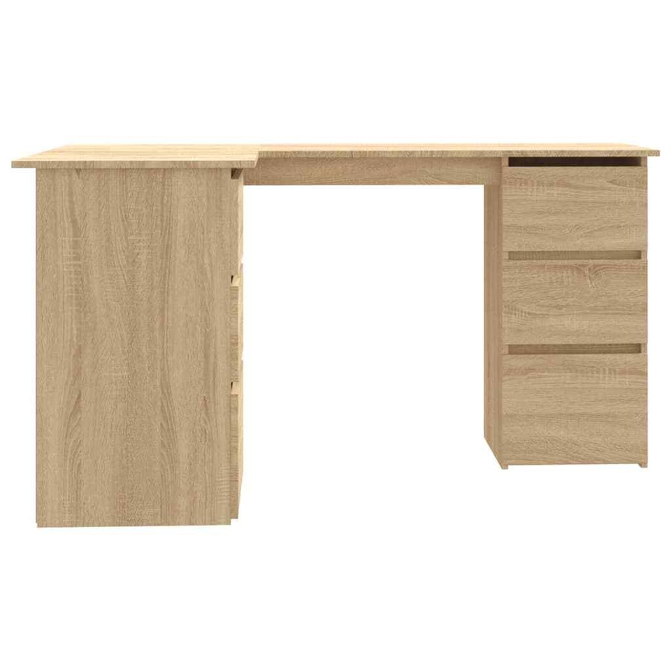 Corner Desk Chipboard Home Office Computer Study Table Multi Colours ...