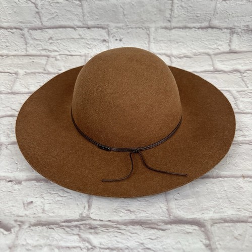 Pistil Women's Drew Wide Brim Wool Felt Sun Hat Preppy Floppy Brown ...