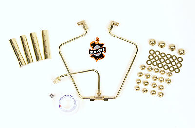 Old-Stf 1966-84 Shovelhead engine hardware - oil lines - Brass Dress up ...