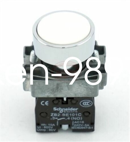 Schneider XB2BA11C Momentary White Flush Pushbutton 1no Xb2ba11 for ...