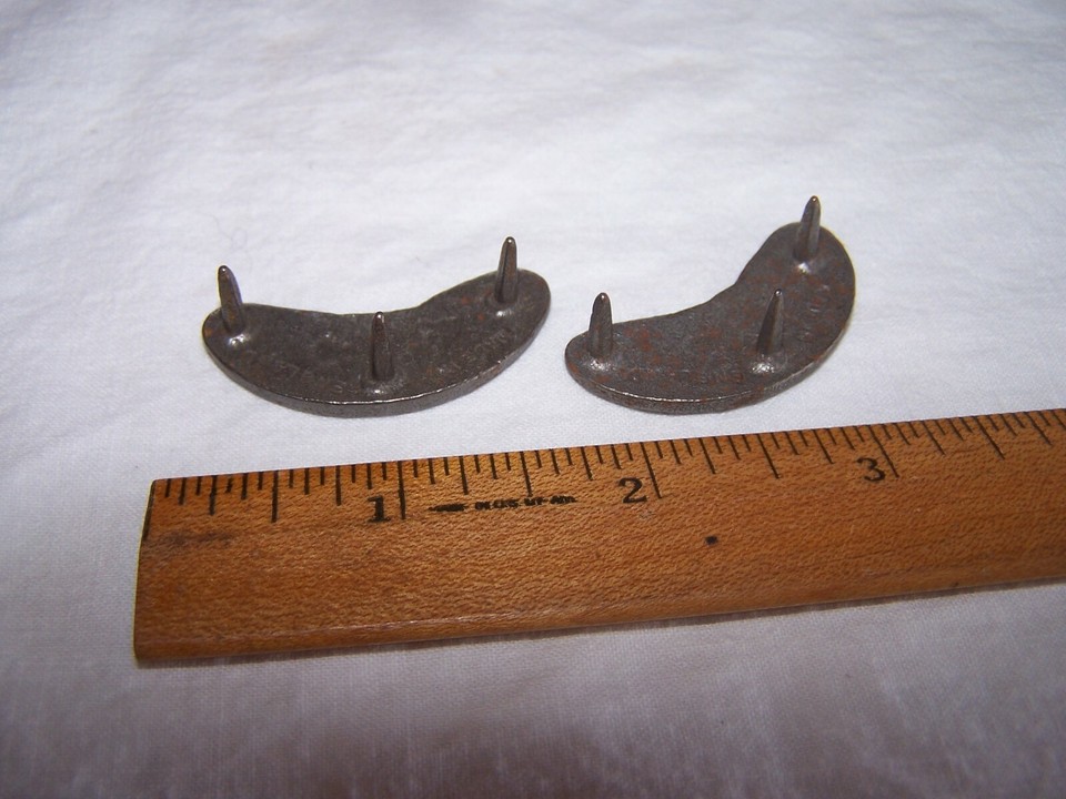Vintage Metal STAR Brand Heel Caps - Boots Shoes Hardware - Made in ...