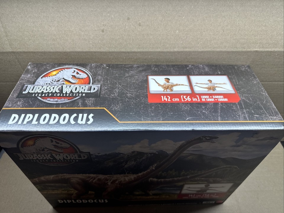Jurassic World Legacy Collection Diplodocus Large Dinosaur Mattel ...
