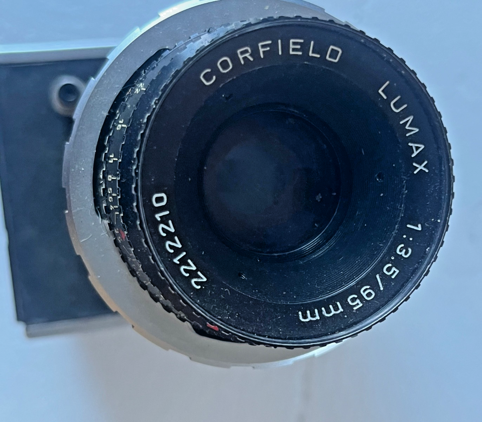 Rare Corfield 66 Camera - 6 x 6 Medium Format SLR - Lumax 95mm f/3.5 ...