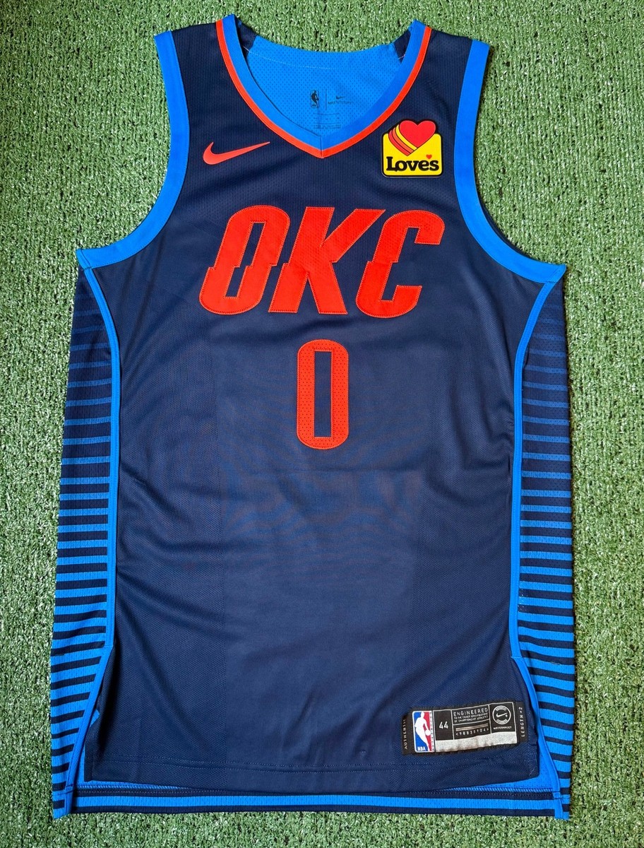 Authentic Russell Westbrook Oklahoma City Thunder 18-19 Nike City