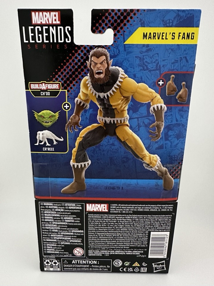 Marvel Legends 6” FANG X-Men 6 Inch Action Figure BAF CH'OD Hasbro NEW ...