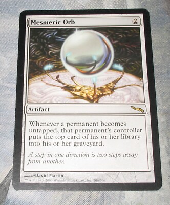 Mesmeric Orb MTG Mirrodin x1 LP English | eBay