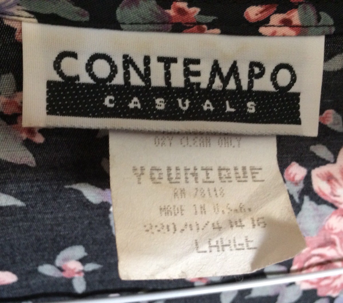 Women's "Contempo Casuals" Long Floral Vest/8 Button & Loops/4” Fringe ...