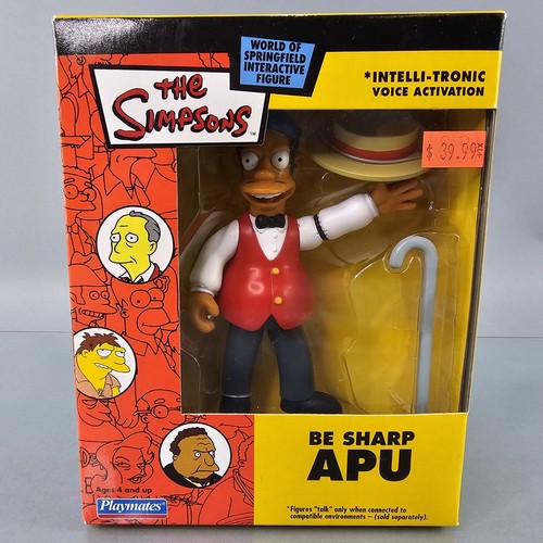 The Simpsons BE SHARP APU Mail Away World of Springfield Figure Set ...