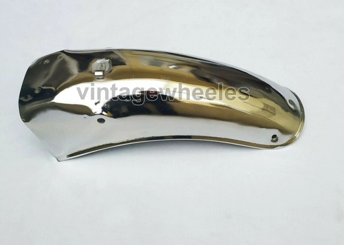 Fits Yamaha RX100 Chrome Rear Mudguard Bumper Fender For RX 100 RS100 ...