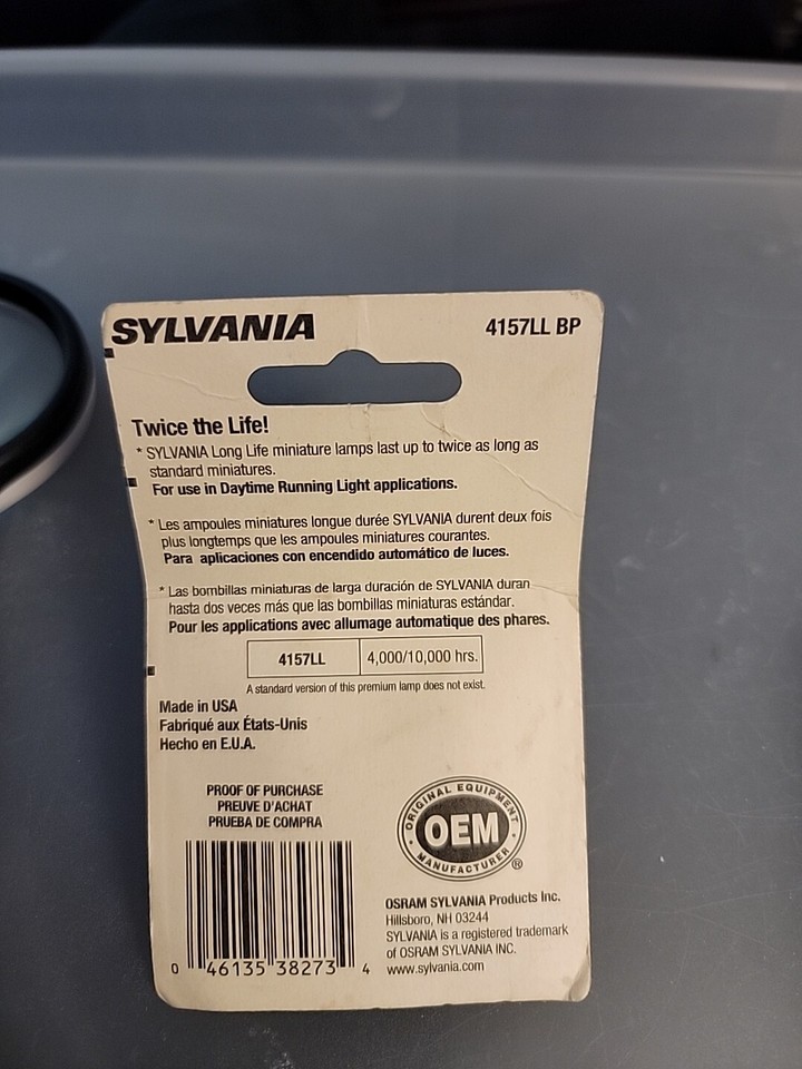 Sylvania Long Life Automotive Replacement Bulbs 4257 LL Bp/ 12v12v | eBay