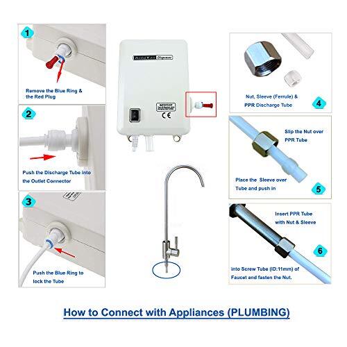 Bottle Water Dispenser Pump System Refrigerator Ice Maker RV 110V Dual ...