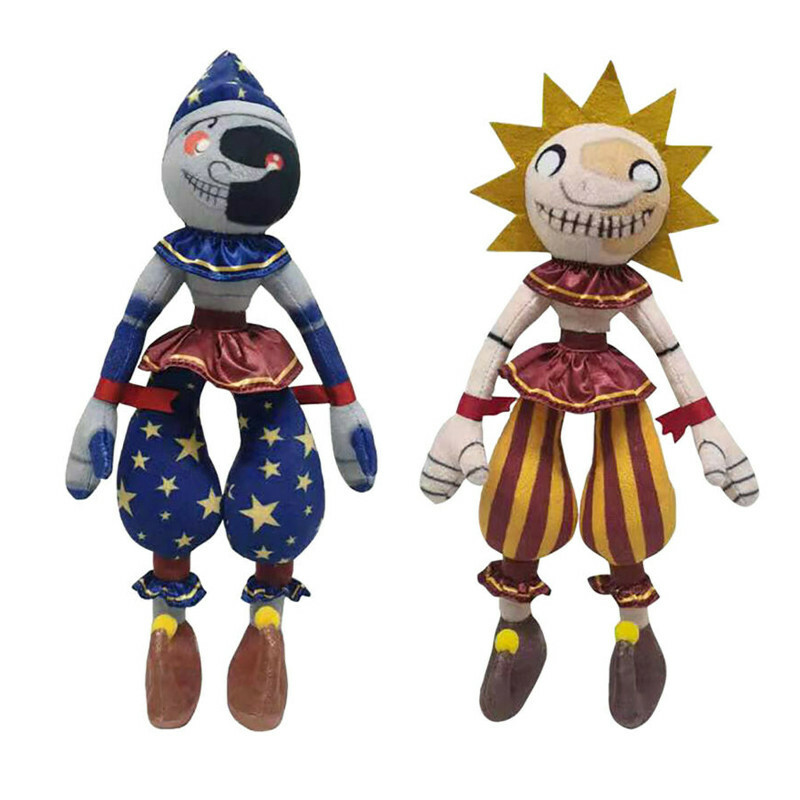 1-2PC FNAF Game Sundrop moondrop Plush Toy Cartoon Stuffed Soft Doll ...