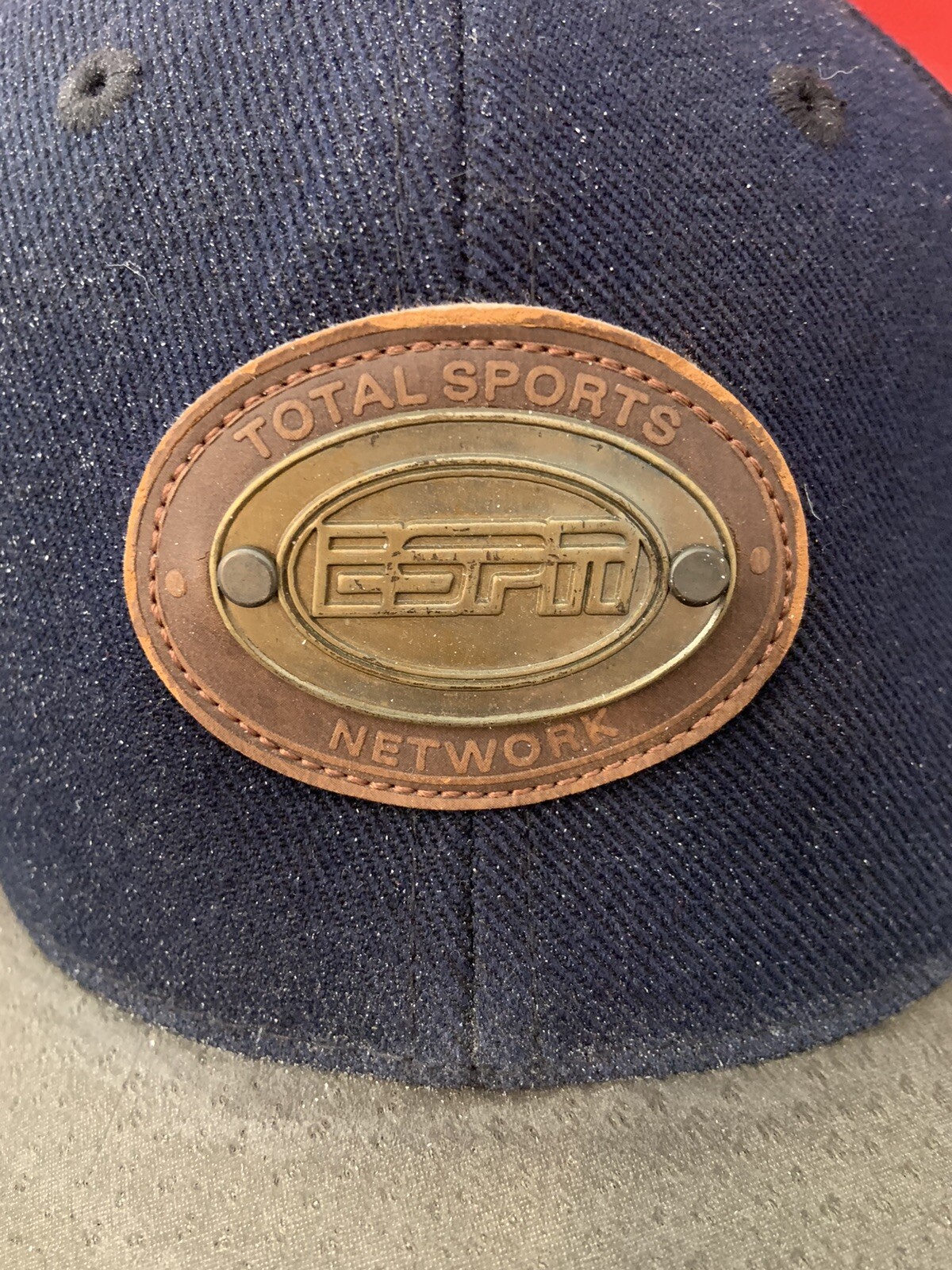 ESPN Vintage Hat/Cap w/metal logo on front, adjustabl… - Gem