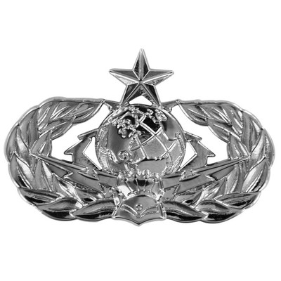 Air Force Badge Cyberspace Support Senior Regulation Size | eBay