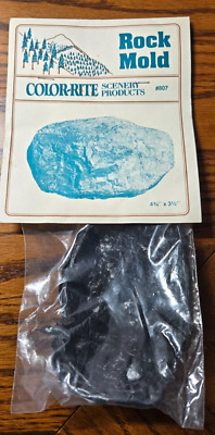 COLOR-RITE SCENIC PRODUCTS #807 ROCK RUBBER MOLD REUSABLE MOLDS - NEW ...