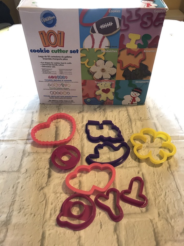 Wilton 101 Piece Cookie Cutter Set Cookies Crafts Food Colorful Gift | eBay