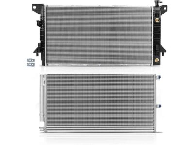 For 2010-2014 Ford F150 Radiator and A/C Condenser Kit APR 53523QBWN ...