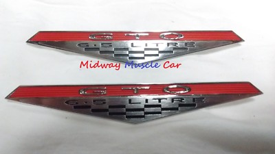 65 66 67 68 Pontiac GTO 6.5 litre gto inner door panel emblem (pair) | eBay