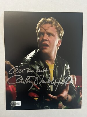 Anthony Michael Hall autographed signed 8x10 photo Beckett BAS COA ...