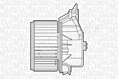 MAGNETI MARELLI Interior Blower For FIAT ABARTH Grande Punto Punto ...