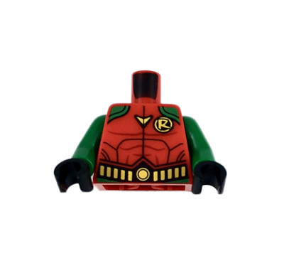 NEW LEGO - Torso - Super Heroes - Robin Yellow R Logo 10753 Joker ...