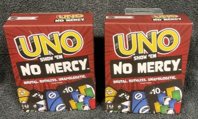 Lot of 2 (two) Mattel UNO Show em No Mercy Card Game 194735220809| eBay