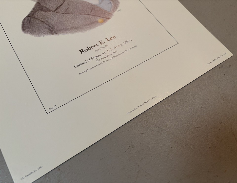 From the Four Ages of Robert E. Lee - Luther Caudill Jr. William and Mary | eBay