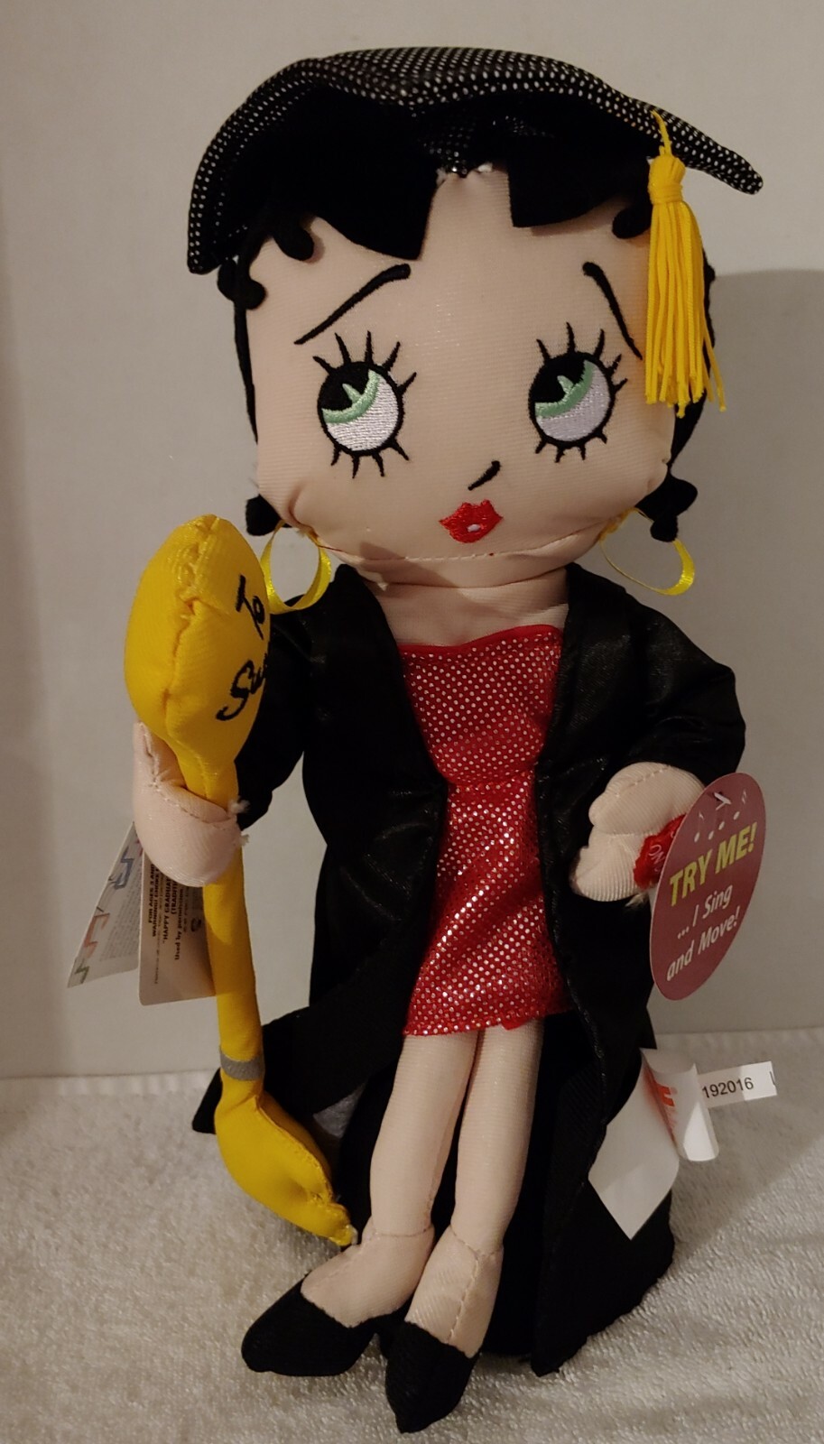 Chantilly Lane 13" Happy Graduation Betty Boop Success Key Moving ...