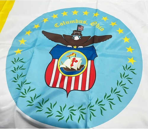 Columbus City Flag 4x6 FT, Double Side FT | eBay