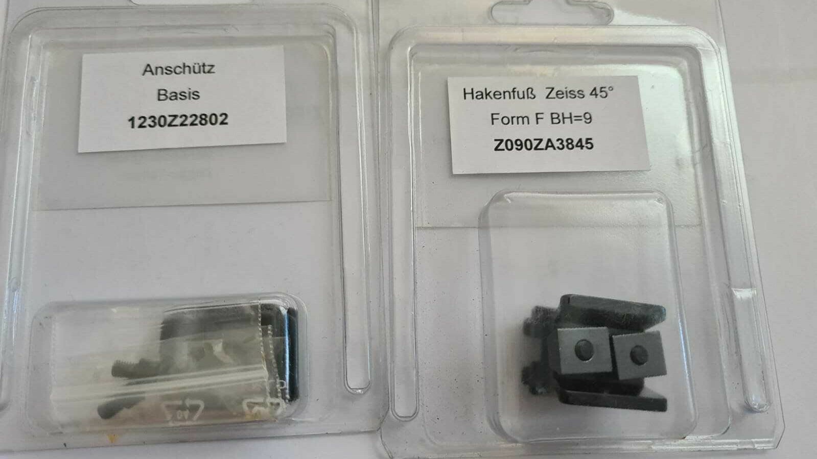 012986, ANSCHÜTZ, ZIEGLER Einhakmontage Einhak Montage NEU UVP 647,00 ...