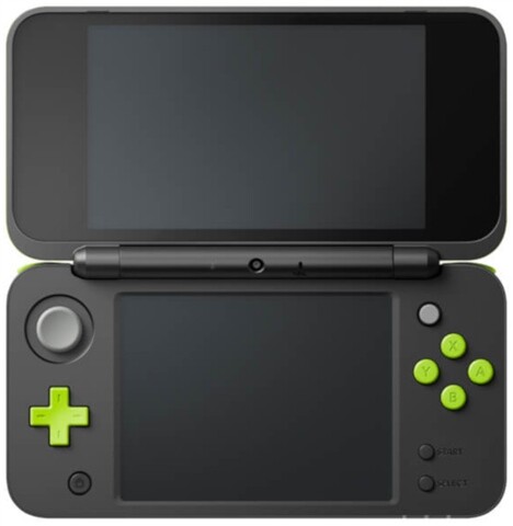 NEW 2DS XL Console W/ AC Adapter Black & Lime Green Boxed Used Nintendo ...