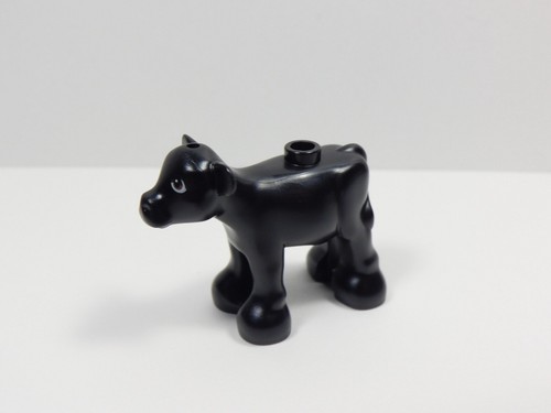 LEGO Friends Black Calf Baby Cow Animal Minifig HTF M12 | eBay