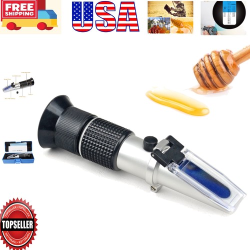 Portable Honey and Maple Syrup Refractometer: 3-in-1 Scale for Quality ...