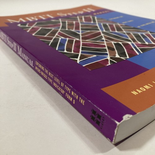 MBTI Step 2 Manual, Meyers Briggs Type Indicator Form Q Book CPP Naomi ...