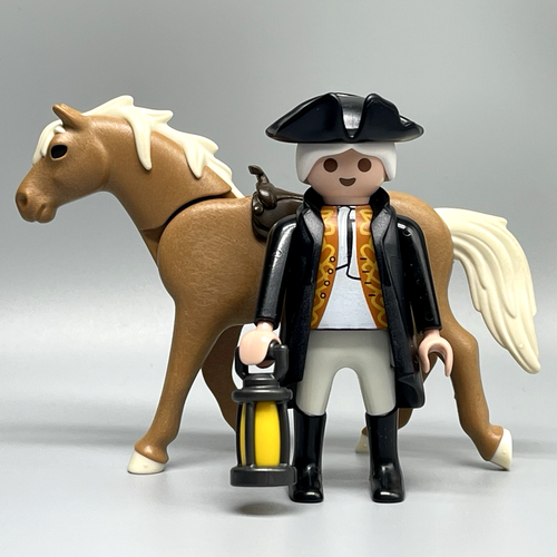 Playmobil Paul Revere American Revolution Hero Male Adult Figure Boston ...