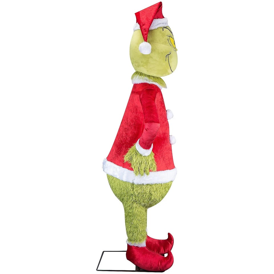 Animated The Grinch Christmas Life Size 6ft Holiday Prop Animatronic Dr ...