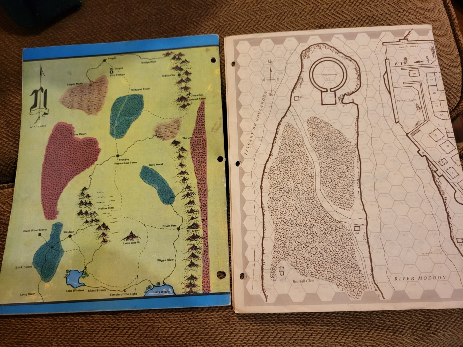 Judges Guild Module Tower of Indomitable Circumstance and map from ...