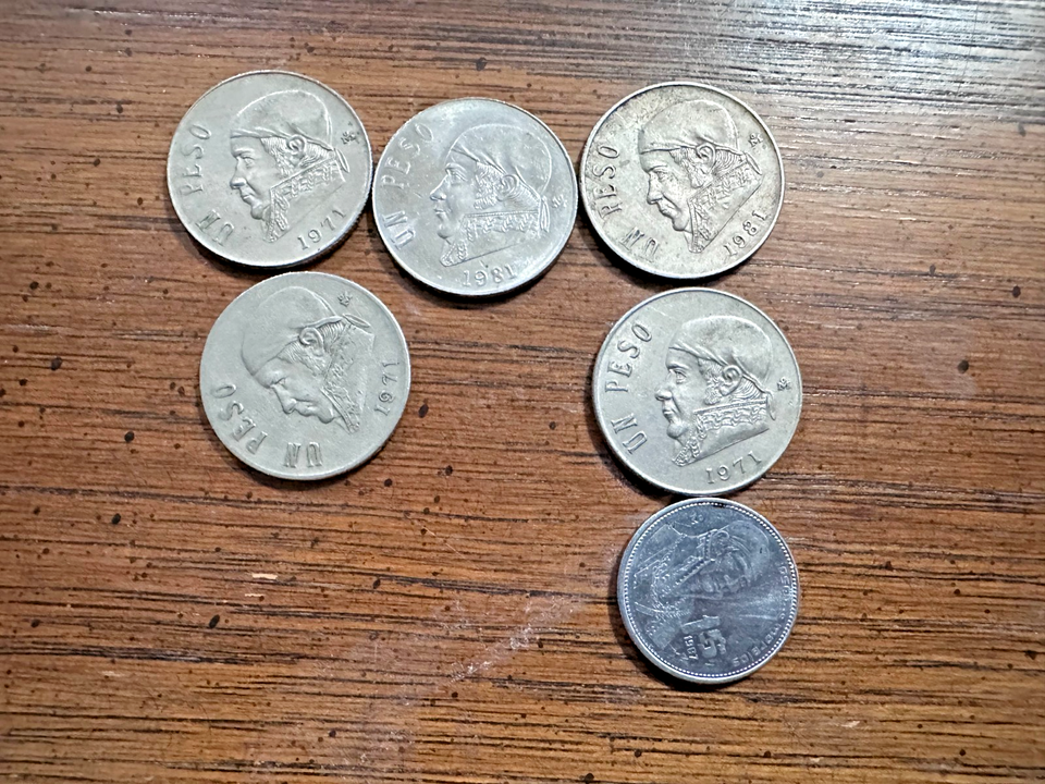 Lot of 40+ Mexican Coins – Mixed Pesos & Centavos – Circulated – #909 ...