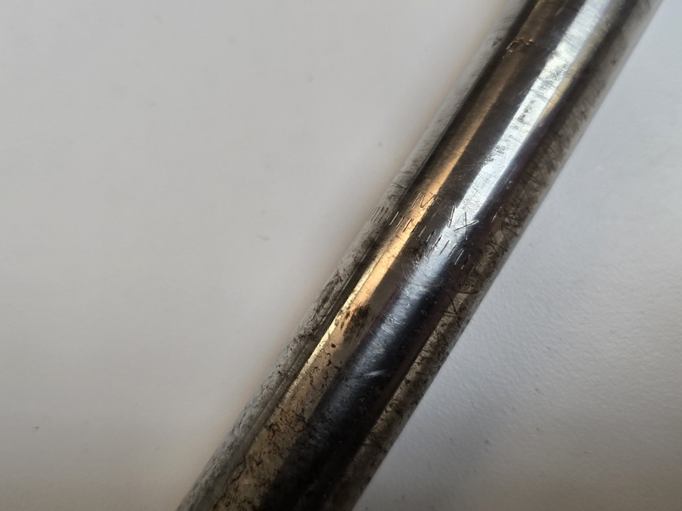1980s Mongoose Stainless Steel Seat Post BMX Products Inc Nickel VTG ...