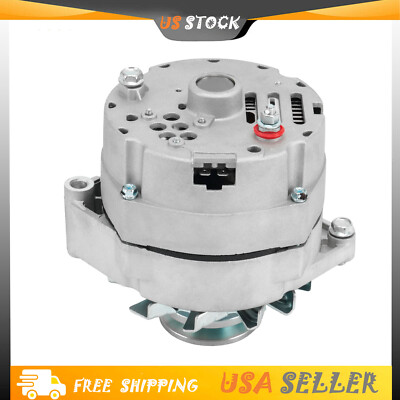 New FOR Chevy One Alternator 1 Wire 63 Amp Delco 10Si Self-Exciting ...
