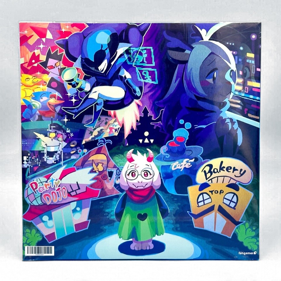 Deltarune Chapter 2 Vinyl Soundtrack Colored Record 2LP Ralsei Sticker ...
