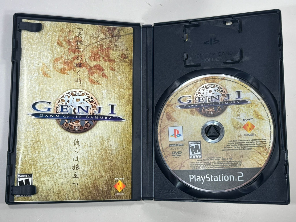 Genji: Dawn of the Samurai (Sony PlayStation 2, 2005) PS2 CIB ...