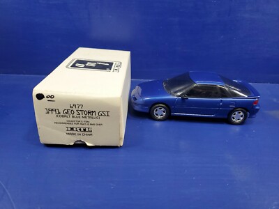 AMT Ertl 1991 Geo Storm GSI Cobalt Blue Metallic Dealer Promotional Car ...