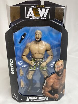 AEW Unmatched Collection Series 1 Miro Wrestling Action Figure jazware ...