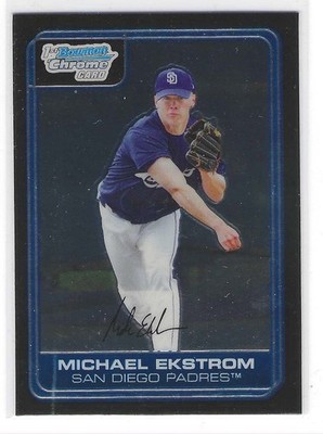 Michael Ekstrom 2006 Bowman Chrome Prospects 1st Bowman Card Card# BC ...